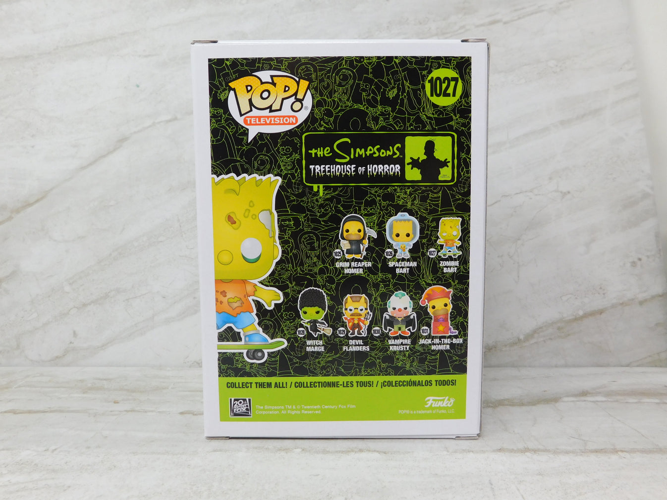 The Simpsons Treehouse of Horror - Zombie Bart #1027 – CaliModernToys